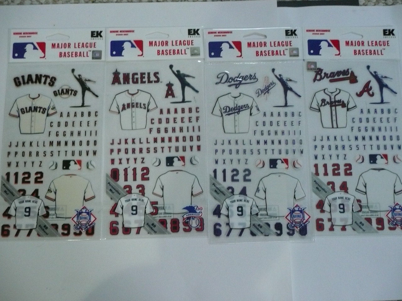 Official Licensed MLB Baseball Team Stickers by ExpressionsofFaith