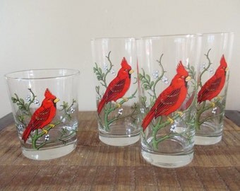 Vintage Atapco Red Aluminum Canister Set by ObjetLuv on Etsy