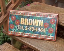 Popular items for custom mosaic sign on Etsy