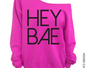 Hey BAE - Pink Slouchy Oversized Sweatshirt