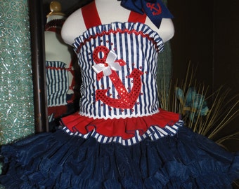 Nautical Pageant Wear OOC 4 Piece Set For Bobbie Pinkston