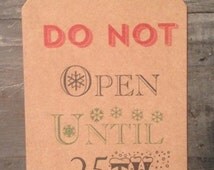 Popular items for do not open until on Etsy