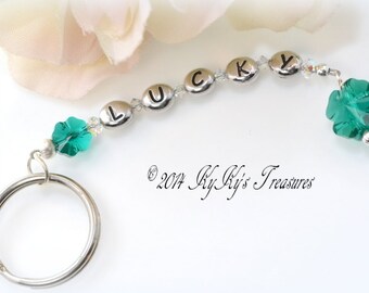 Popular items for crystal shamrock on Etsy