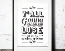 Popular items for all of me poster on Etsy