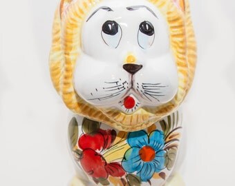 Popular items for lion cookie jar on Etsy