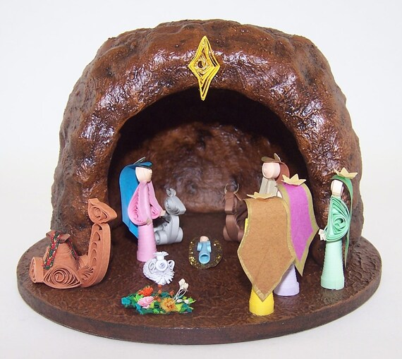 Quilling Christmas Nativity Nativity Set Nativity Scene