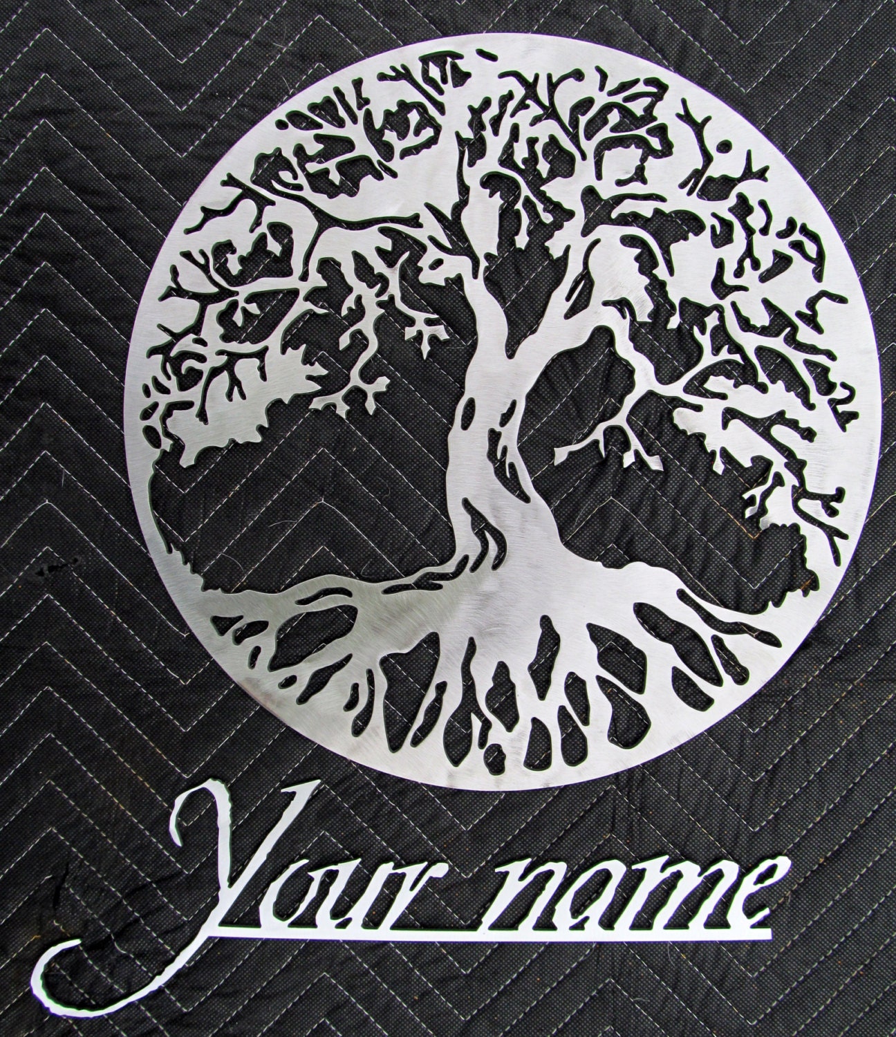 Tree of life Metal sign with custom Name by MaverickSignWorks