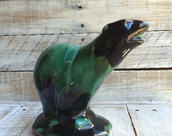 Ceramic polar bear | Etsy