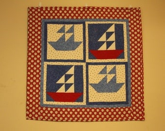 Boat quilt pattern | Etsy