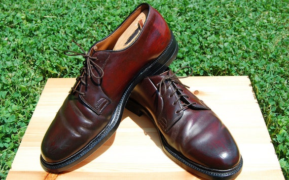 Vtg Shell Cordovan Mens Dress Shoes in Oxblood/Merlot Size