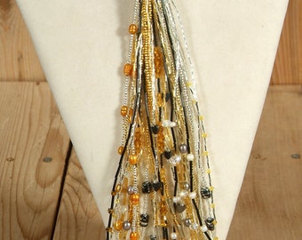 Popular items for beaded scarf on Etsy