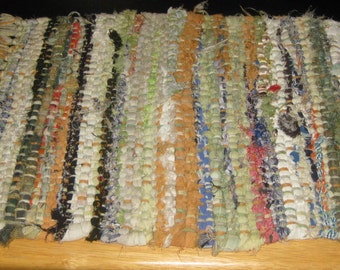 Vintage Hand Woven Mats Placemats Rag Rugs