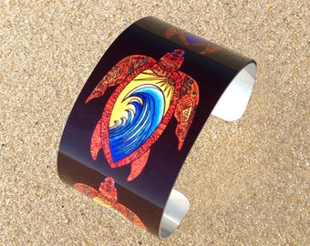 Popular items for turtle cuff on Etsy