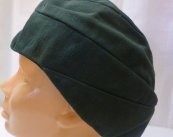 Vintage Official Girl Scout Leader Garrison Style Cap, 1940s-50s, XS