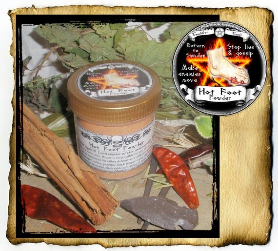 Items similar to Hot Foot Powder, potent foot track magick ...