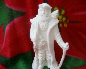 Seashell Santa in bisque Ready for you to paint