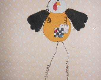Primitive chickens | Etsy