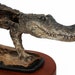 Gator Vision Original Fine Art Wood Carving by RickCainSculptor