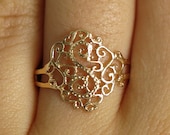 Popular items for filigree ring on Etsy
