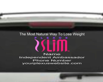 Plexus Slim Vinyl Car Decal