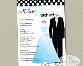 Tuxedo invitation | Etsy