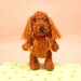 Irish Setter Crochet Miniature Gundog Stuffed Animals Made