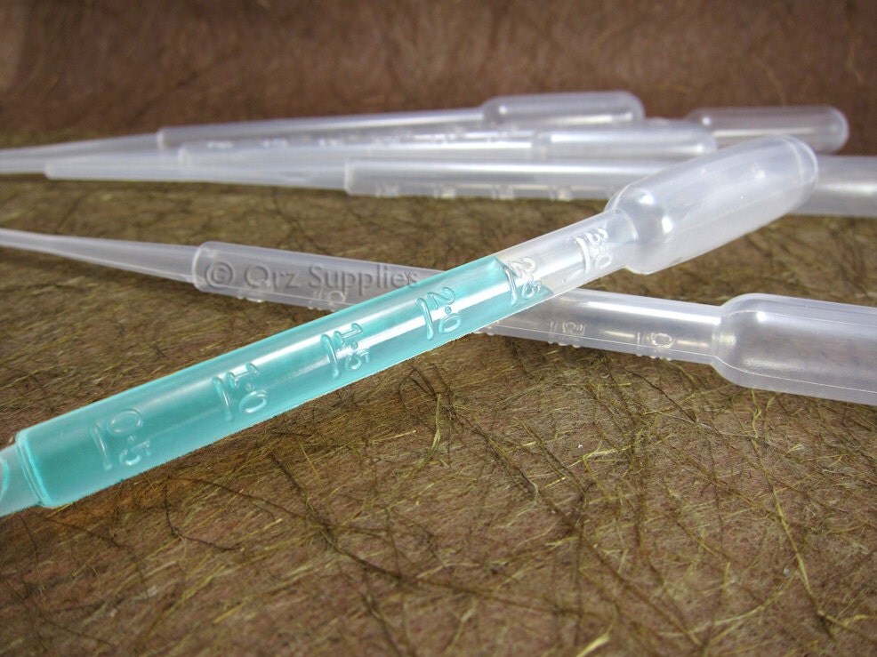 50 disposable pipettes 7ml droppers