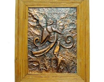 Popular items for copper relief on Etsy