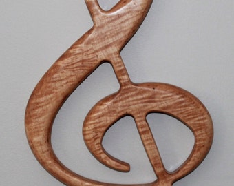 Popular items for wooden treble clef on Etsy