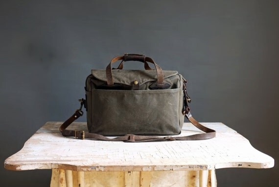 Vintage Filson 257 Briefcase Bag Distressed collection bag