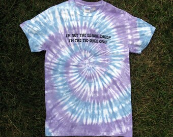 LGBTQIA Pride Spiral Tie-Dye Tee by RainbowMoonTieDye on Etsy
