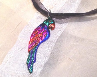 Parrot necklace | Etsy