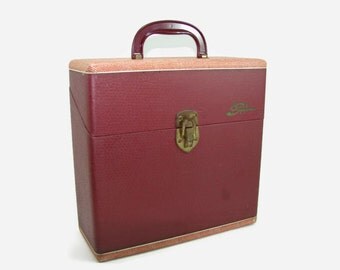 Popular items for vintage record case on Etsy