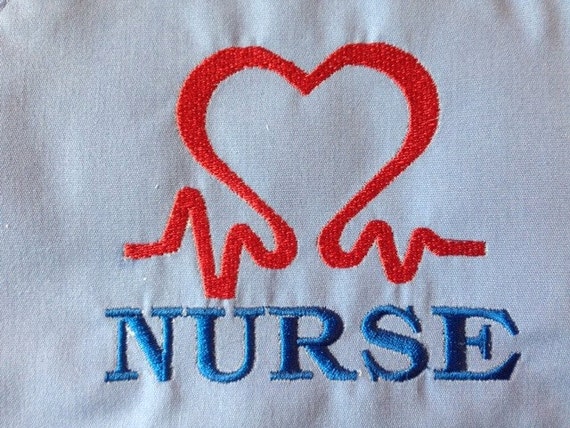 Nurse Digitized Machine Embroidery File ONLY Nursing Hospital