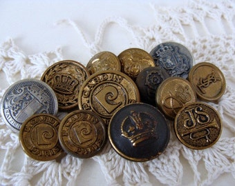 Vintage Buttons Various Sizes and Materials by BibbiLousBounty