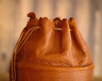 Popular items for leather bucket bag on Etsy
