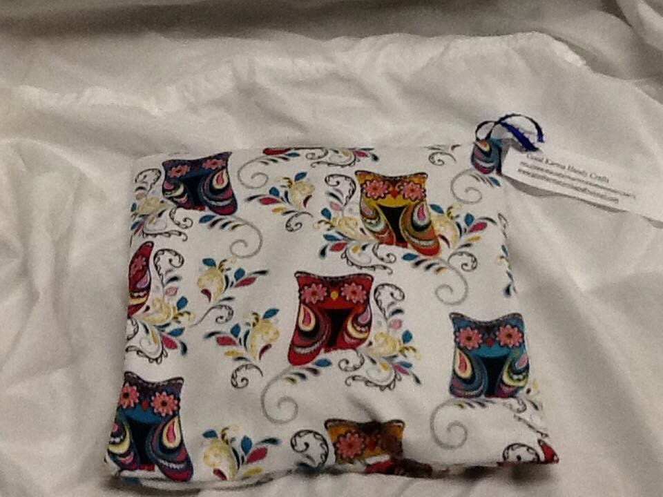 Corn Filled Heating Pad/Ice Packs Good by GOODKARMAHANDYCRAFTS