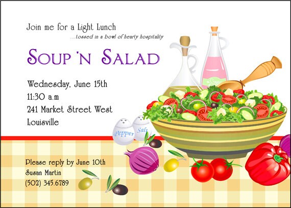 Sample Invitations For Ladies Day