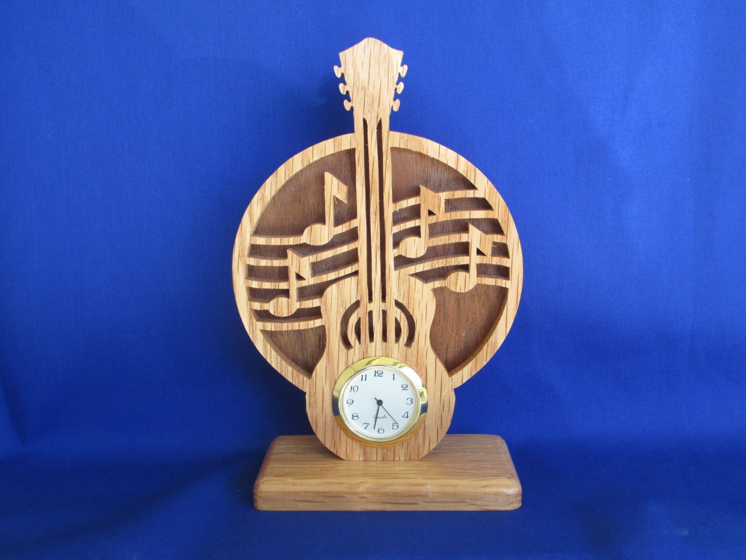 Guitar Desk Clock