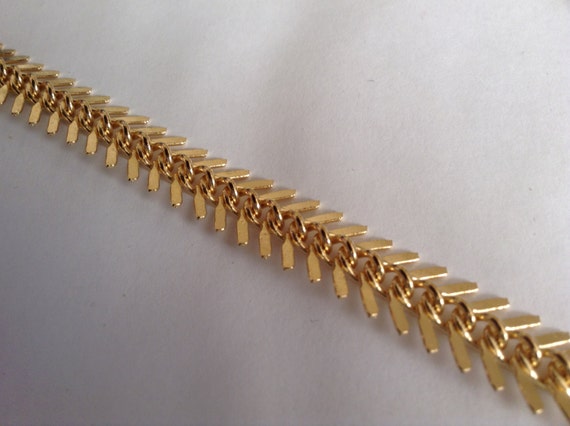 1 Foot Fish Bone Chain 11mm, Industrial Brass Chain supplies, Fine ...