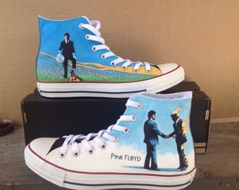 Pink floyd shoes | Etsy