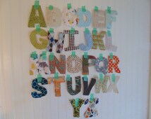 Quilted "Mini-Man" Fabric Alphabet