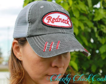 Popular items for distress trucker hat on Etsy