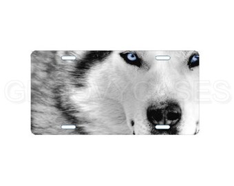 Wolf license plate | Etsy