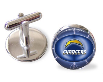 Items similar to San Diego Chargers Football Wine Glass Charms (set of ...