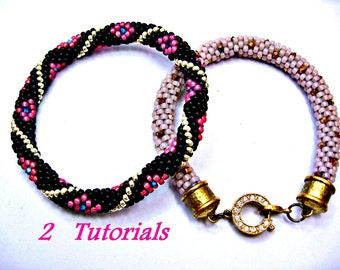 Spiral Bail Cellini Peyote Instant Pattern by ButterflyBeadKits