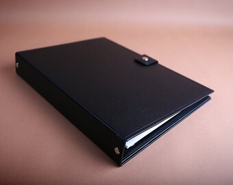 Popular items for leather binder on Etsy