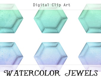 Gems clipart | Etsy