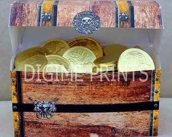 Unique treasure chest favor related items | Etsy