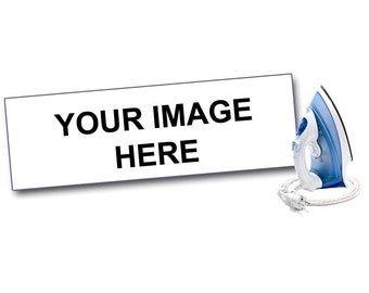 100 Crafters Iron On Labels for Clothing Personalized with